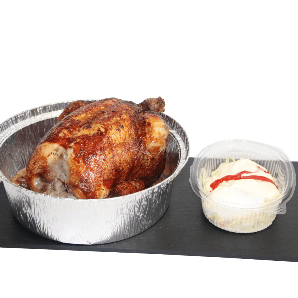 Menú 1 Pollo con Huevos Rellenos - Pollos San Juan